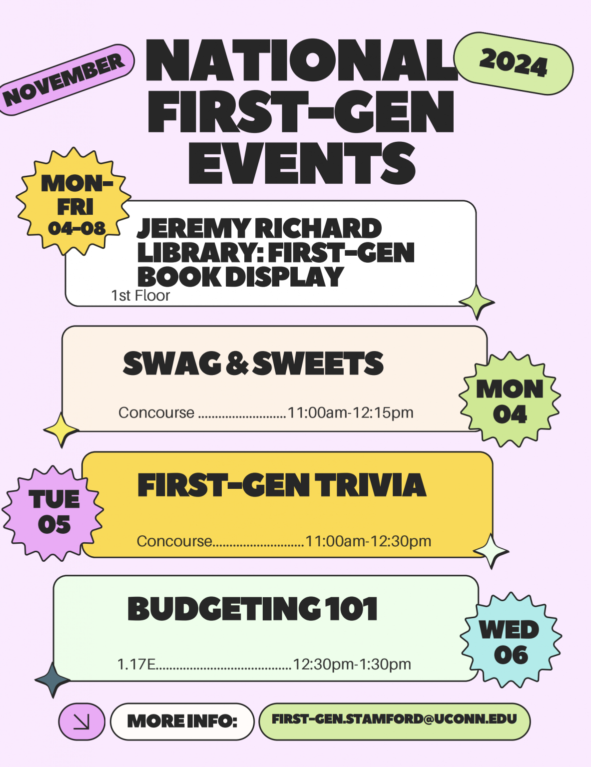 First Gen Events | First Generation UConn